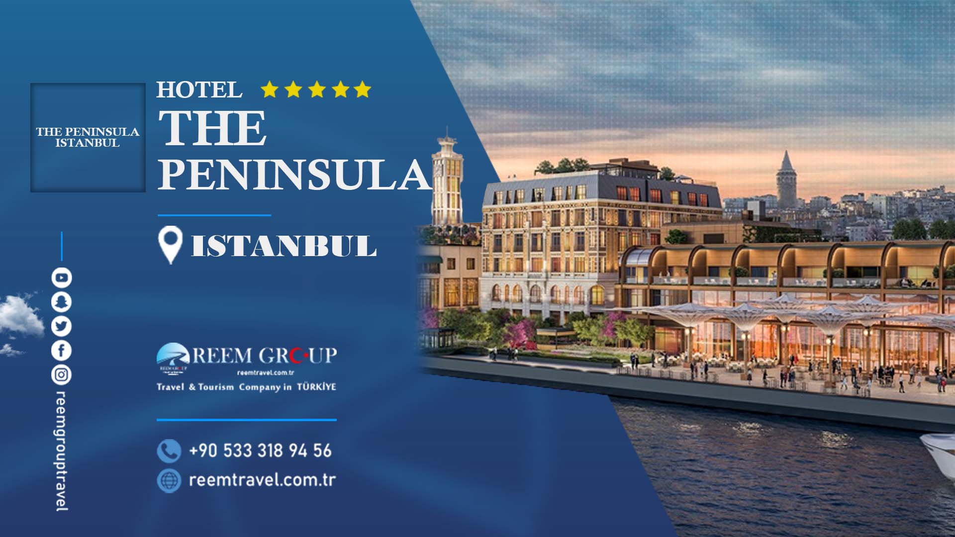 The Peninsula Hotel Istanbul 5 Star ذي بنينسولا اسطنبول